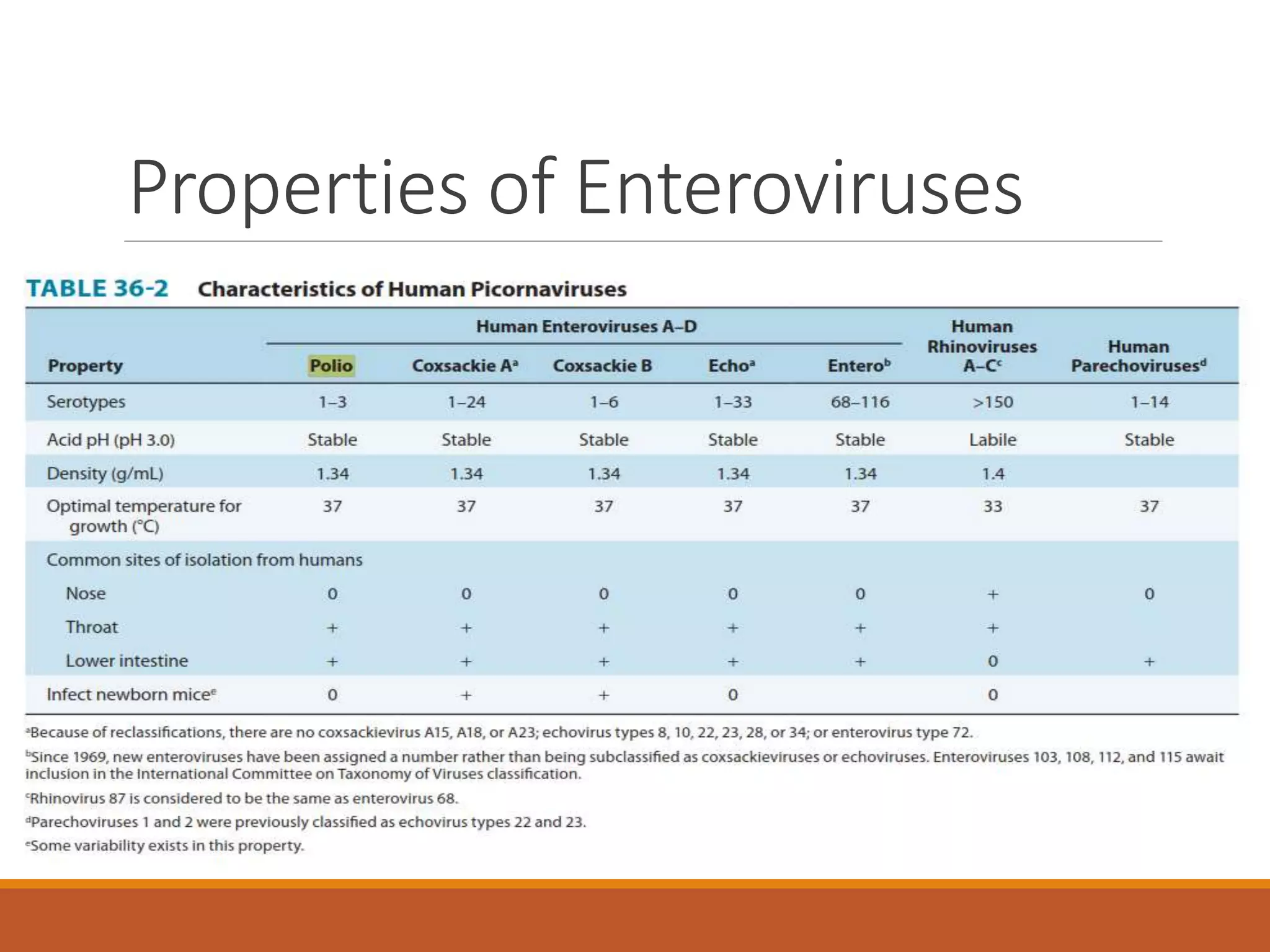Enteroviruses | PPTX