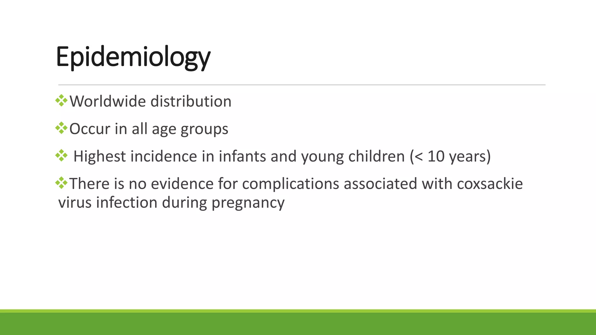 Enteroviruses ( Coxsackie & Echoviruses) | PPTX