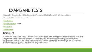 Enteroviruses ( Coxsackie & Echoviruses) | PPT