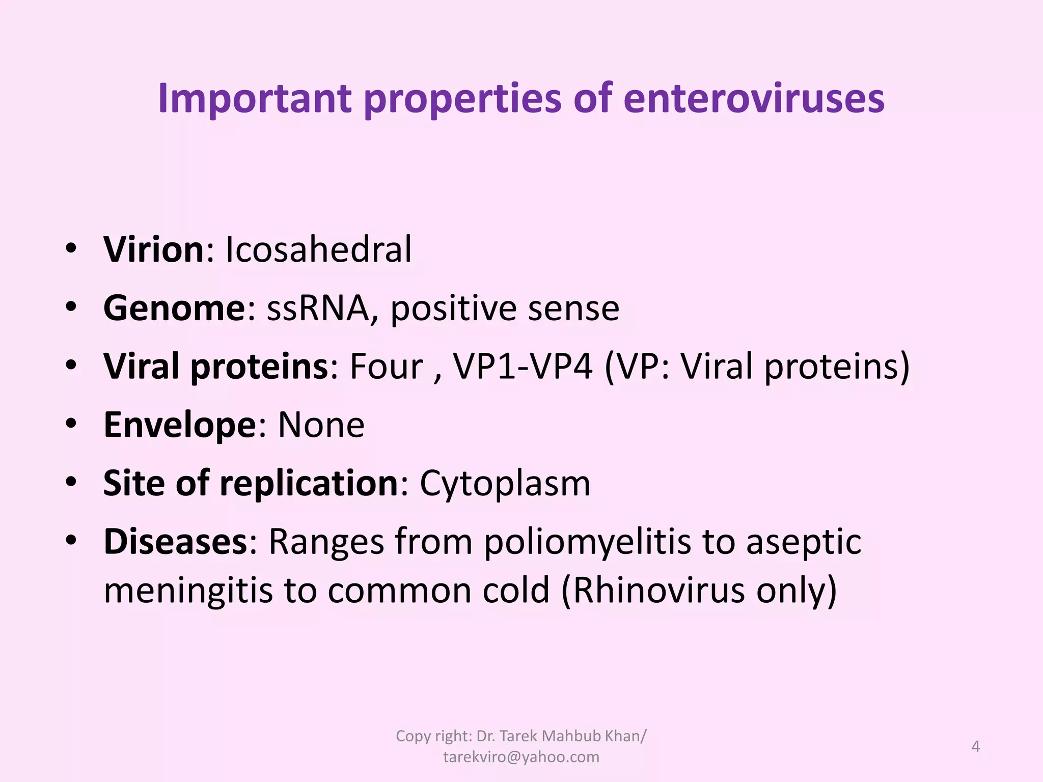 Enteroviruses and polio | PDF