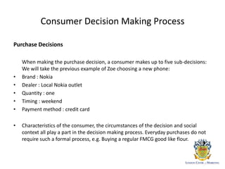 Consumer Bahavior: Decision Making process | PPTX