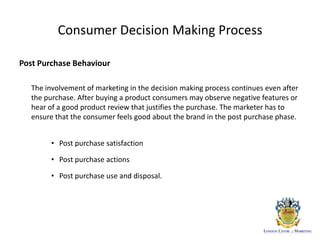 Consumer Bahavior: Decision Making process | PPTX