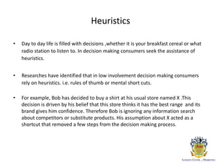 Consumer Bahavior: Decision Making process | PPTX