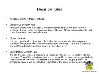 Consumer Bahavior: Decision Making process | PPTX