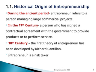 Entrepreneurship introduction and overview.ppt
