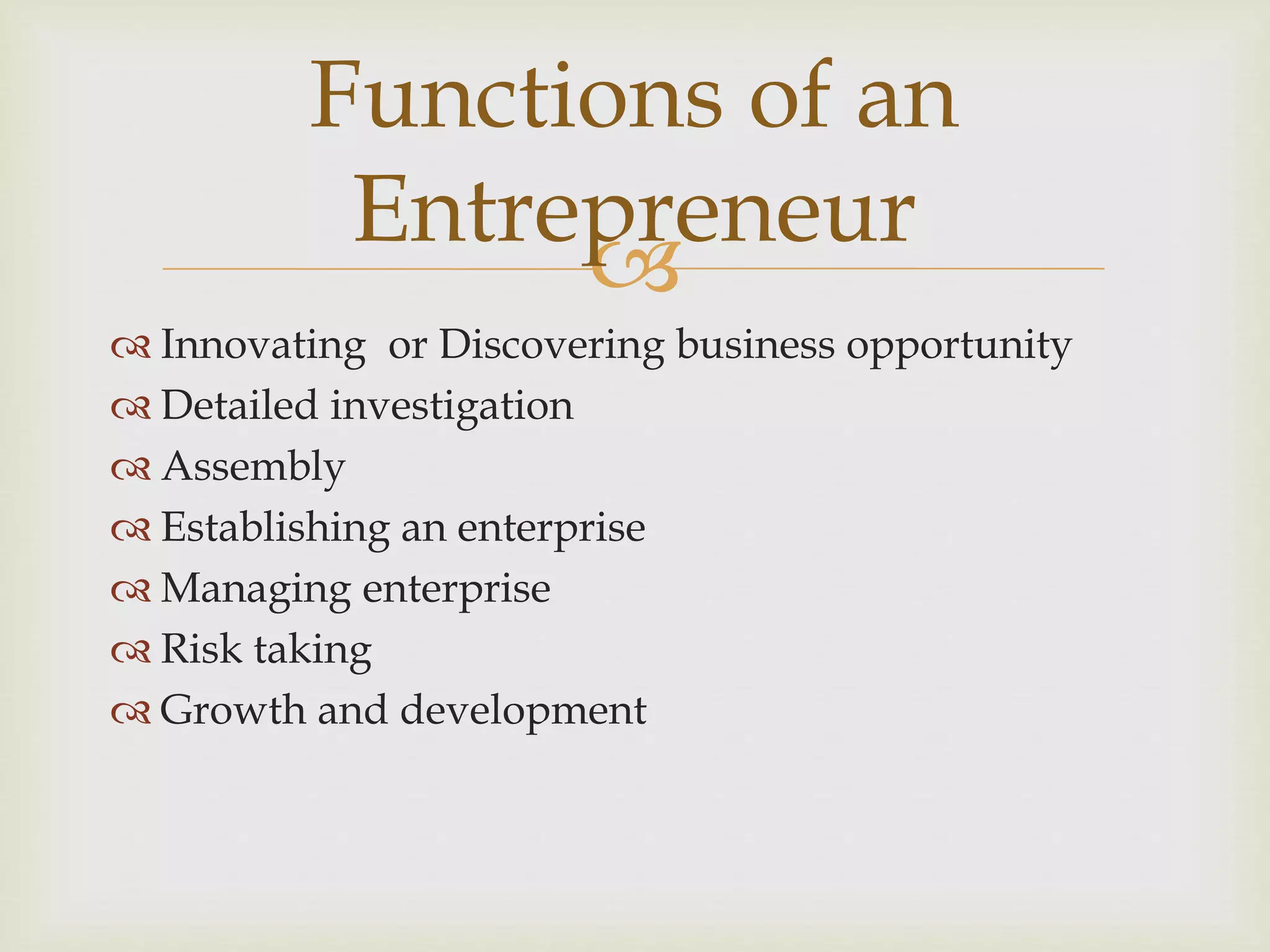 Fundamentals of Entrepreneurship | PPTX