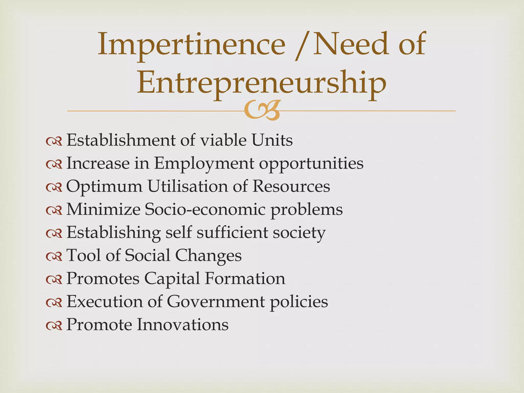 Fundamentals of Entrepreneurship | PPTX