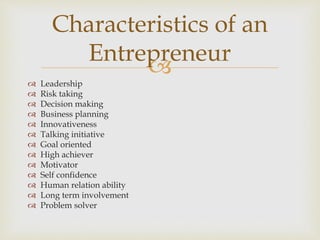 Fundamentals of Entrepreneurship | PPTX