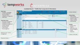 TempWorks Enterpise & Services Workflow | PPT