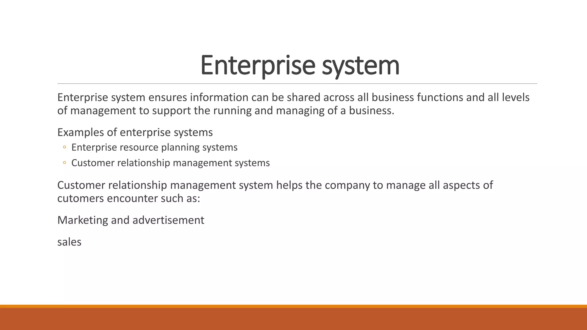 Enterpise system | PPT