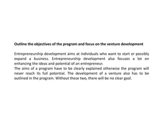 Entrepreneurship development | PPTX