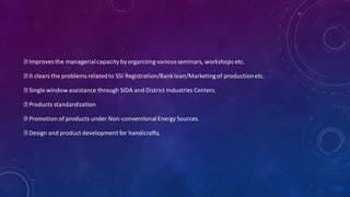 Enterpreneurship development assignment on role of district industry ...