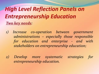 Enterprenure and education | PPTX