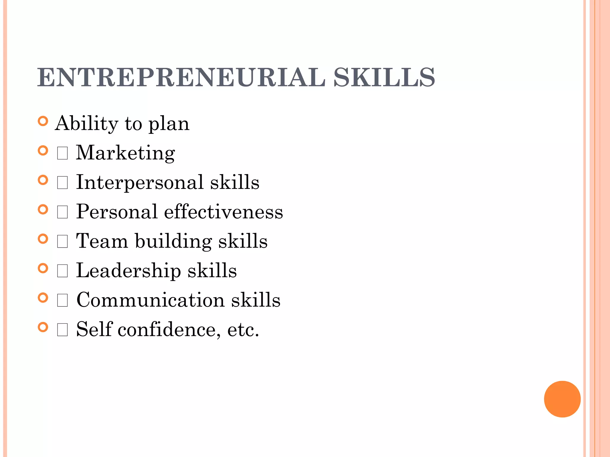 Enterprenurial skill development | PPT