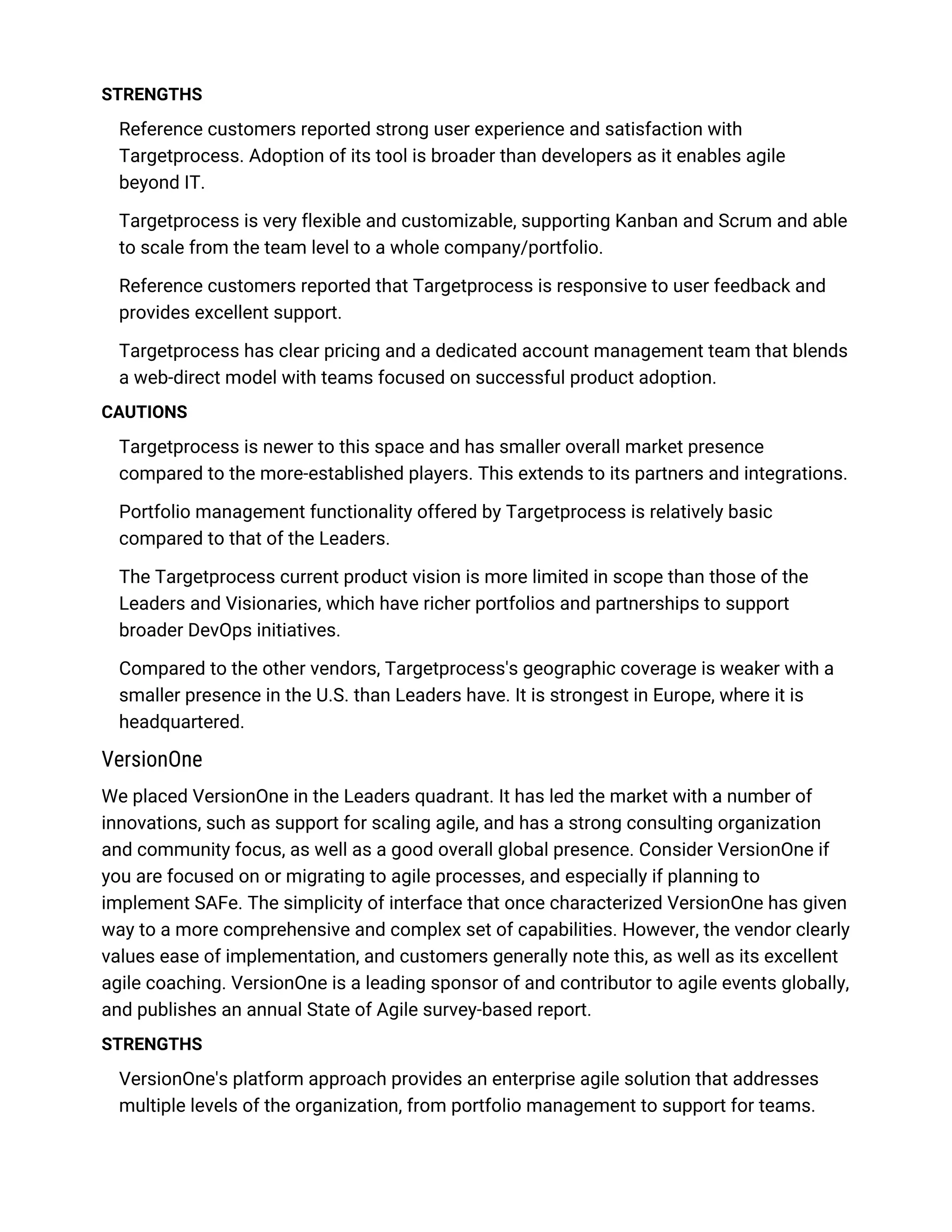 Magic Quadrant for Enterprise Agile Planning Tools Published: 27 April ...