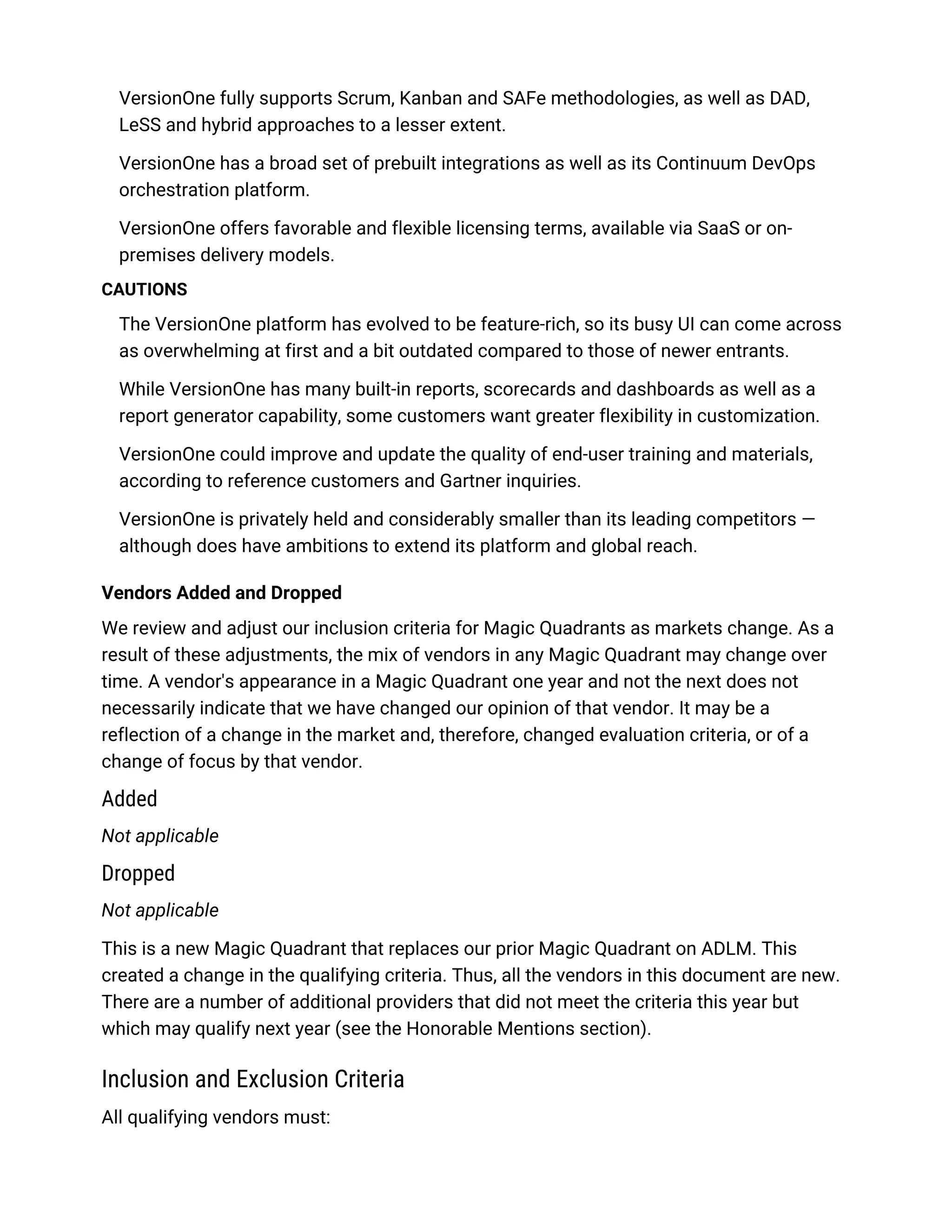 Magic Quadrant for Enterprise Agile Planning Tools Published: 27 April ...
