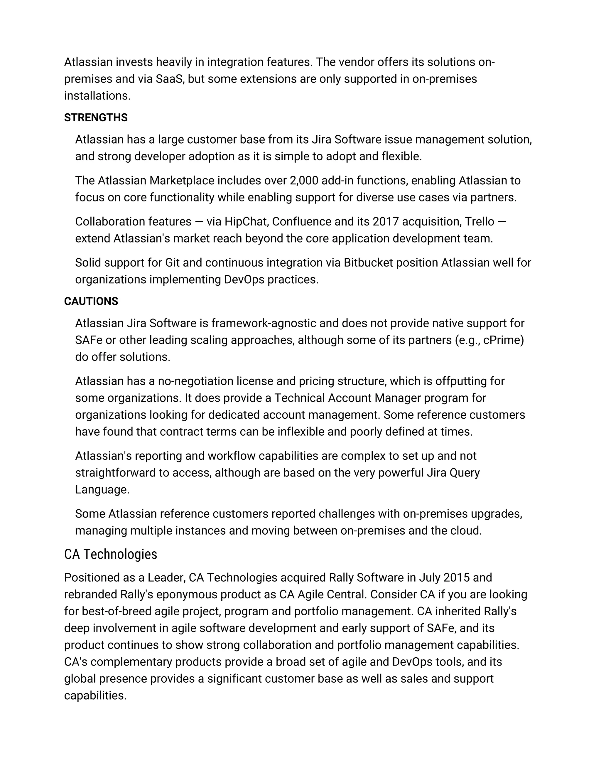 Magic Quadrant for Enterprise Agile Planning Tools Published: 27 April ...