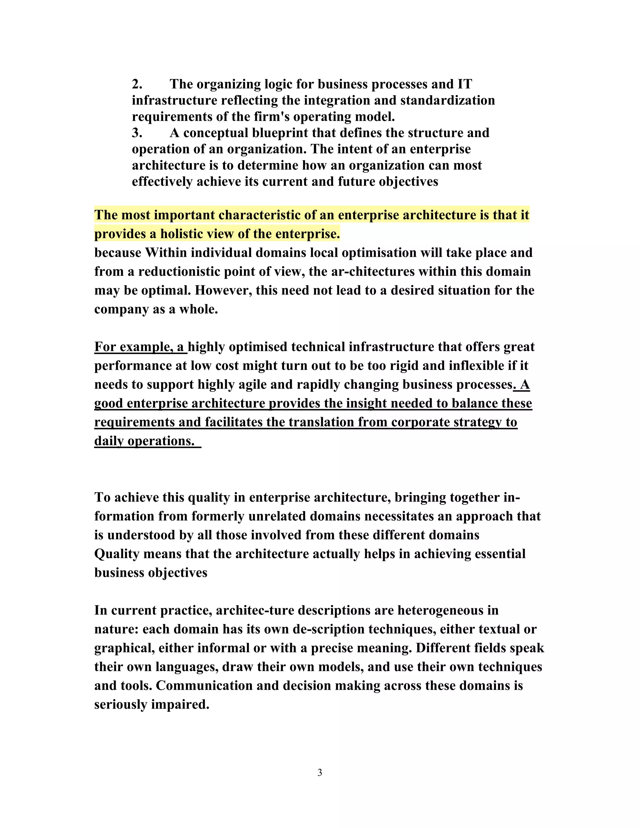 Enterprise architecture at work part1 | DOCX