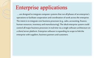 Enterprise and Applications: Definition; Types; Challenges ...