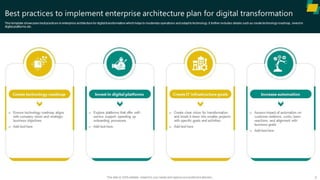 Enterprise architecture digital transformations | PDF