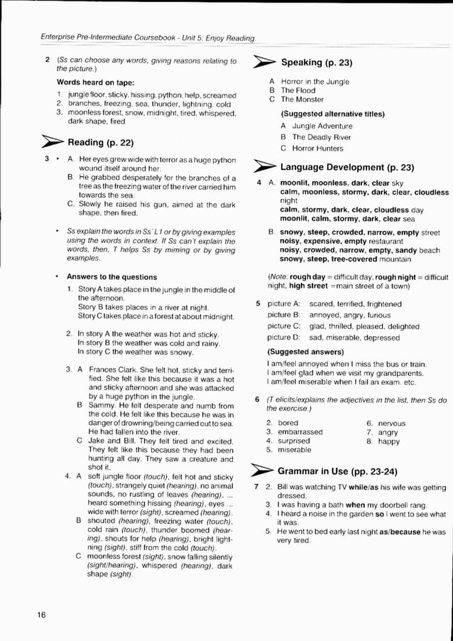 Enterprise 3 teacher's book | PDF