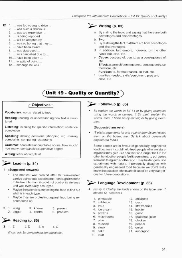 Enterprise 3 teacher's book | PDF