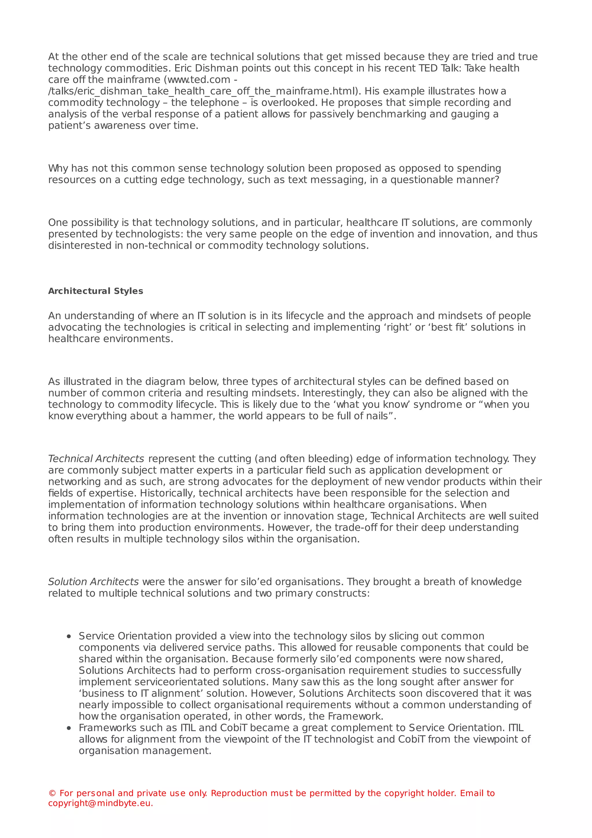 Enterprise architecture-for-healthcare | PDF