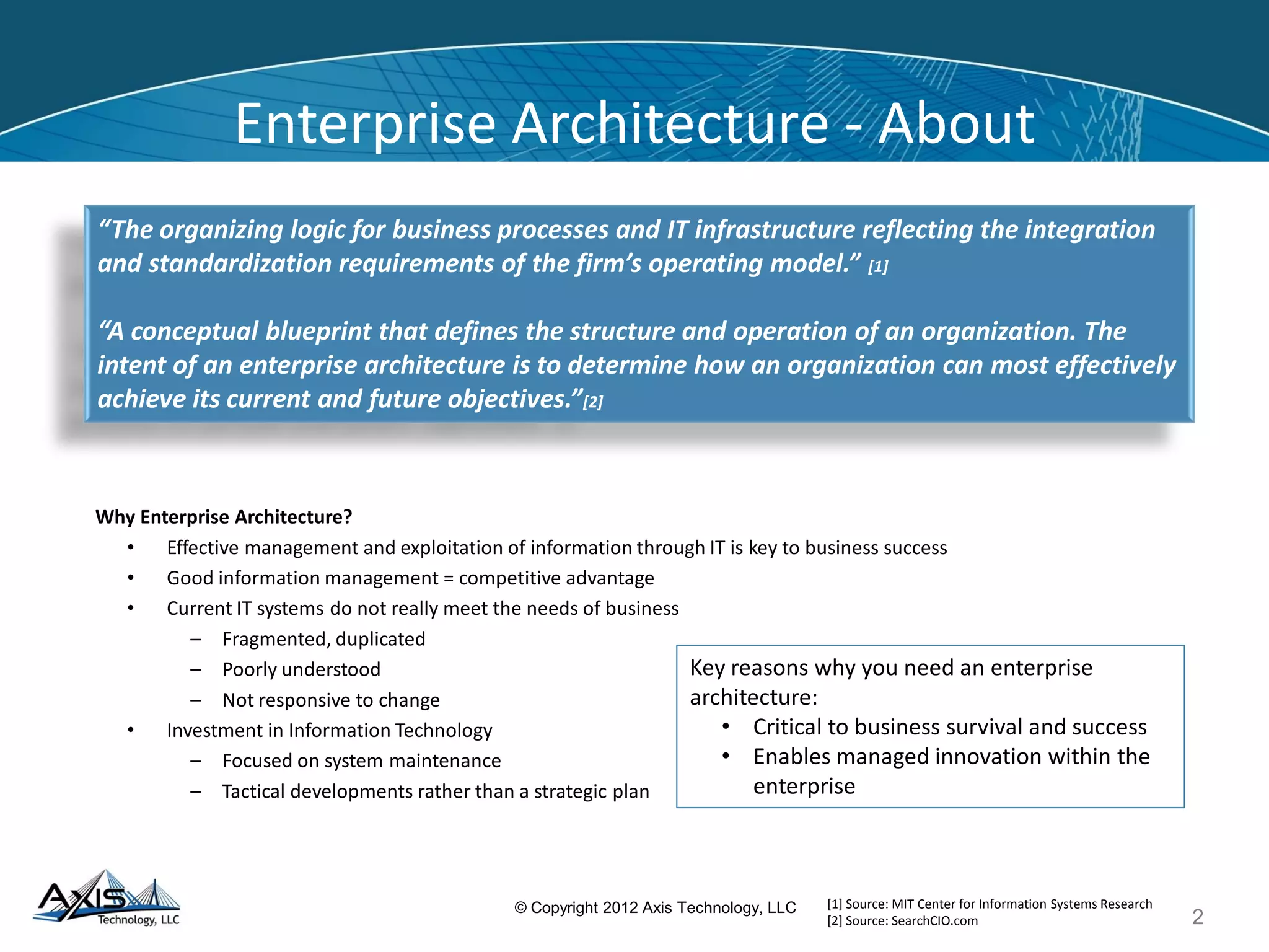 Enterprise Architecture | PPTX