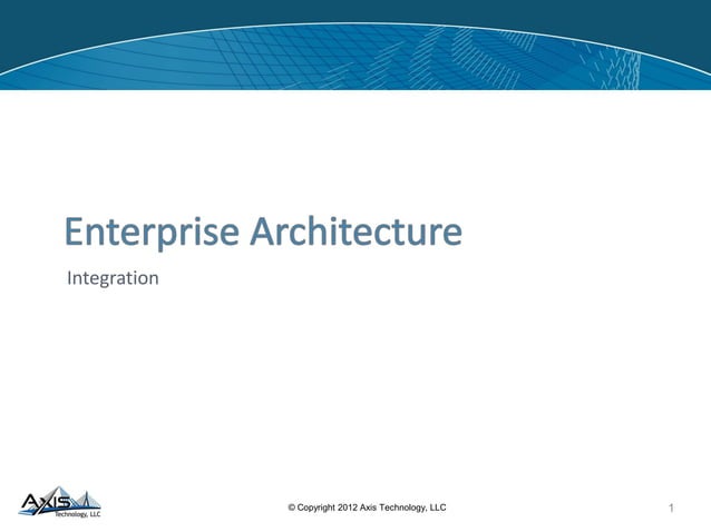 Enterprise Architecture | PPTX