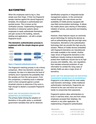 Enterprise Biometric Solution | PDF