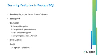 Enterprise-class security with PostgreSQL - 1 | PPT