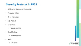 Enterprise-class security with PostgreSQL - 1 | PPT