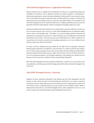 Enterprise data-management as-a-service | PPT | Databases | Computer Software and Applications