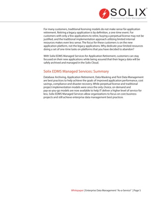 Enterprise Data Management “As-a-Service” | PDF