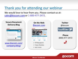 Enterprise File Synchronization and Sharing - Biscom Verosync | PDF