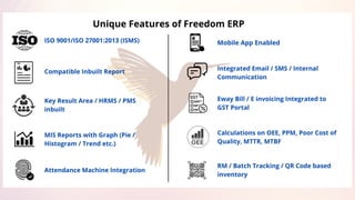 Freedom ERP Software | PDF