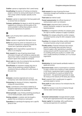 Enterprise Dictionary for New Business Young | PDF