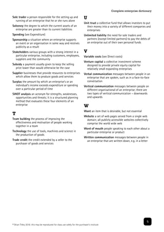 Enterprise Dictionary for New Business Young | PDF