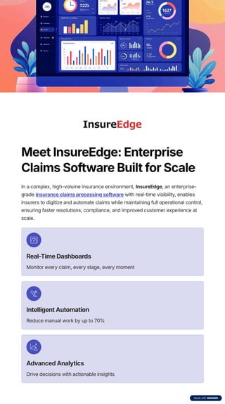 Enterprise-Grade Insurance Claims Processing Software with Real-Time ...