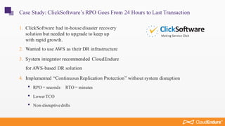 Enterprise grade disaster recovery without breaking the bank | PPT