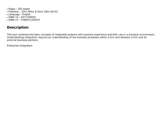 Enterprise Integration | PPT