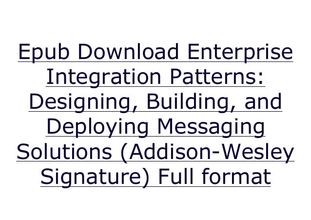 enterprise integration patterns epub