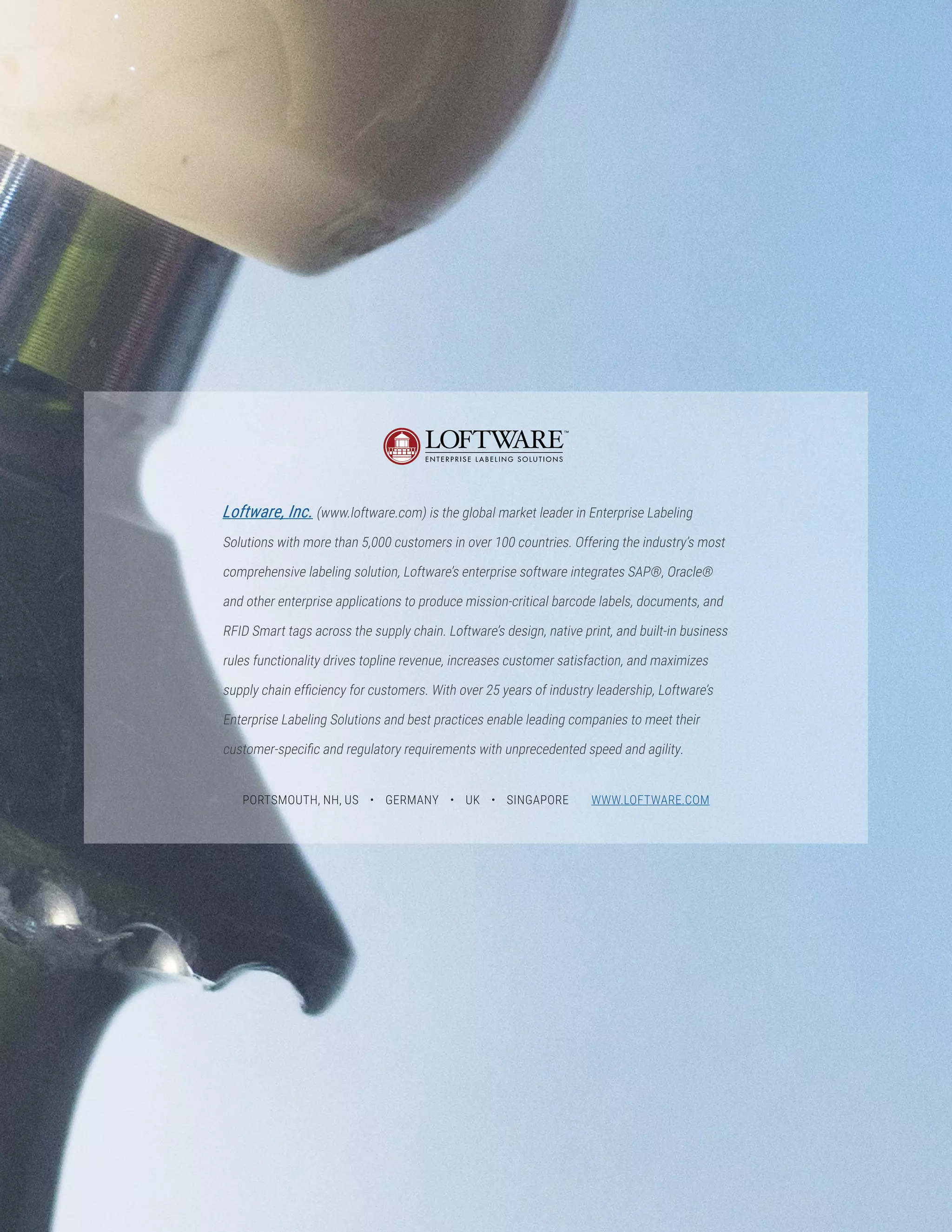 Enterprise Labeling for the Medical Device Industry | PDF