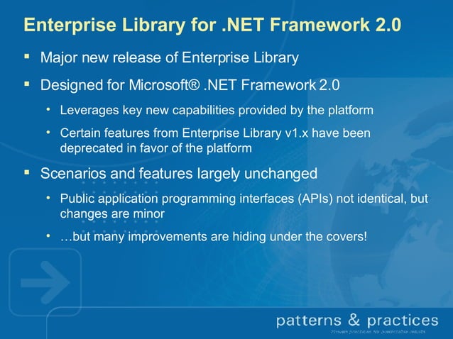 Enterprise Library 2.0 Core Architecture | PPT