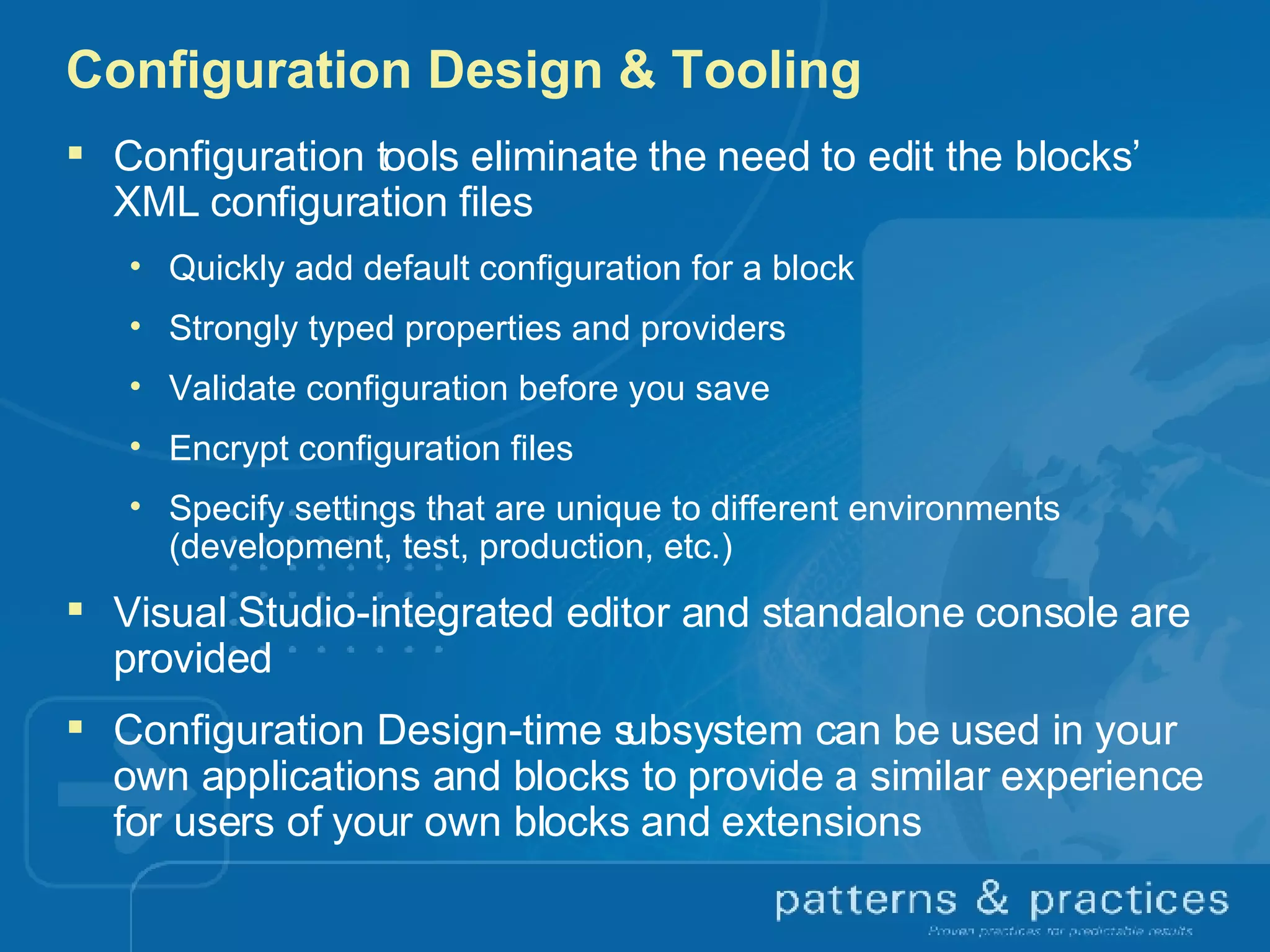 Enterprise Library 3.0 Overview | PPT | Databases | Computer Software and Applications