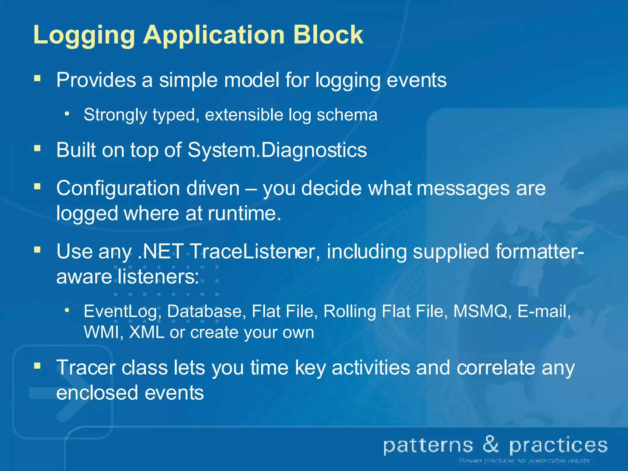Enterprise Library 3.0 Overview | PPT