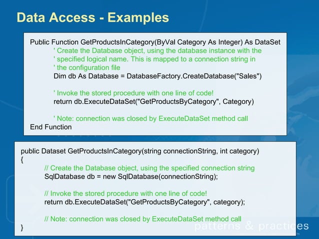 Enterprise Library 3.0 Overview | PPT