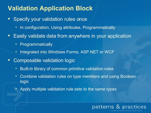 Enterprise Library 3.0 Overview | PPT