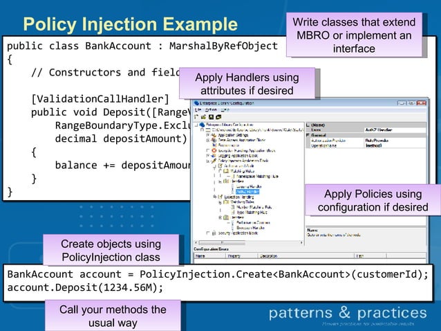 Enterprise Library 3.0 Overview | PPT