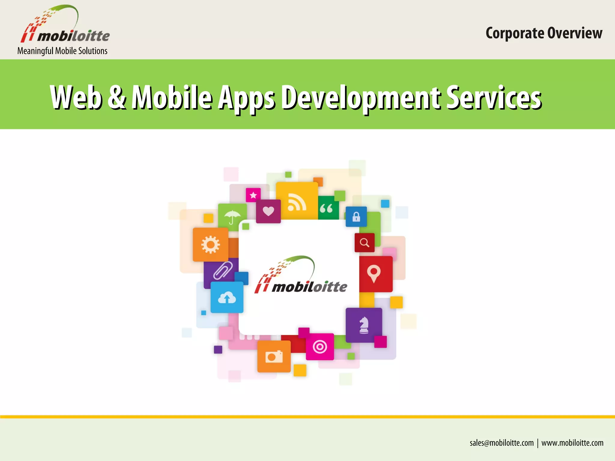 Mobiloitte ! Enterprise Mobility Corporate Overview | PDF | Operating Systems | Computer ...